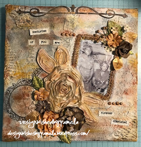 Prima “Amber Moon” Mixed Media Canvas | DesignWishesbyPamela