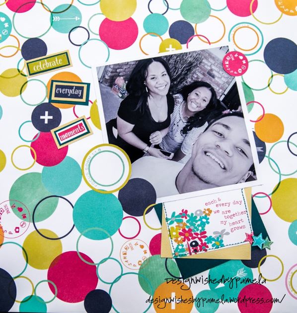Echo Park “Creative Agenda” 12 X 12 Photo Layout | DesignWishesbyPamela